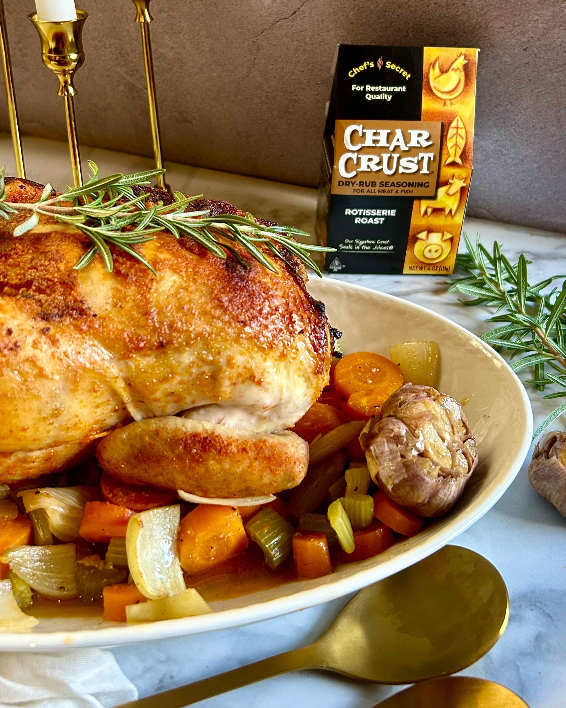 Rotisserie Roast Whole Chicken – Char Crust® Dry-Rub Seasonings